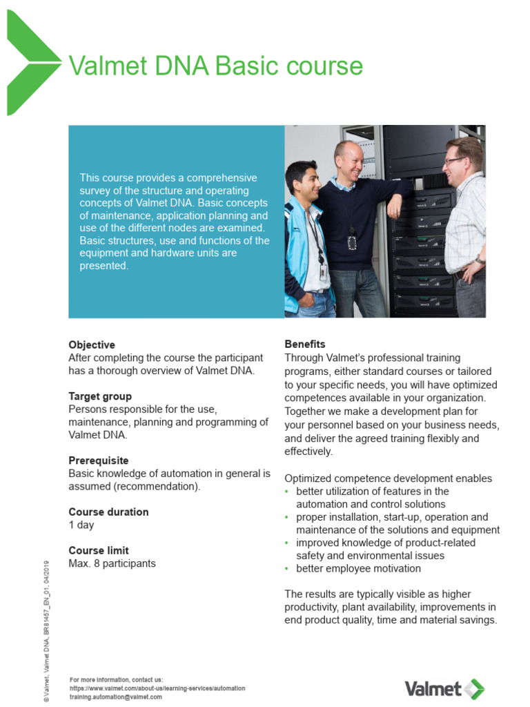 BR81457 - EN - 01 Valmet DNA Basic EN | PDF | Automation | Simulation