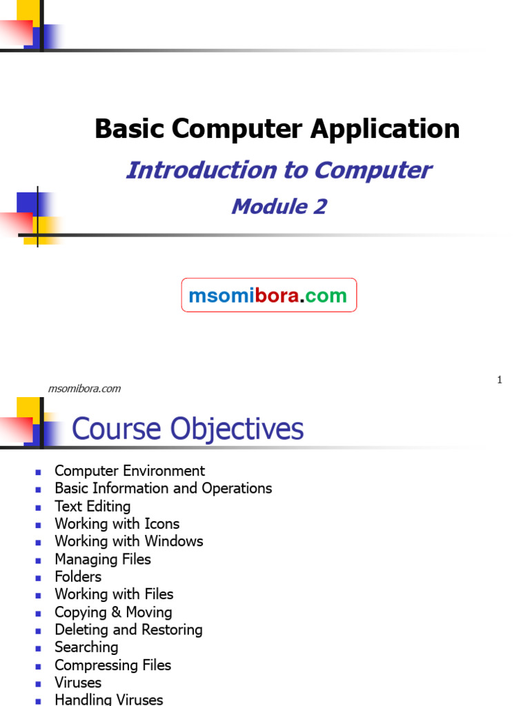 Module II of Computer Learning | PDF | Window (Computing) | Computer File Module II of Computer Learning | PDF | Window (Computing) | Computer File