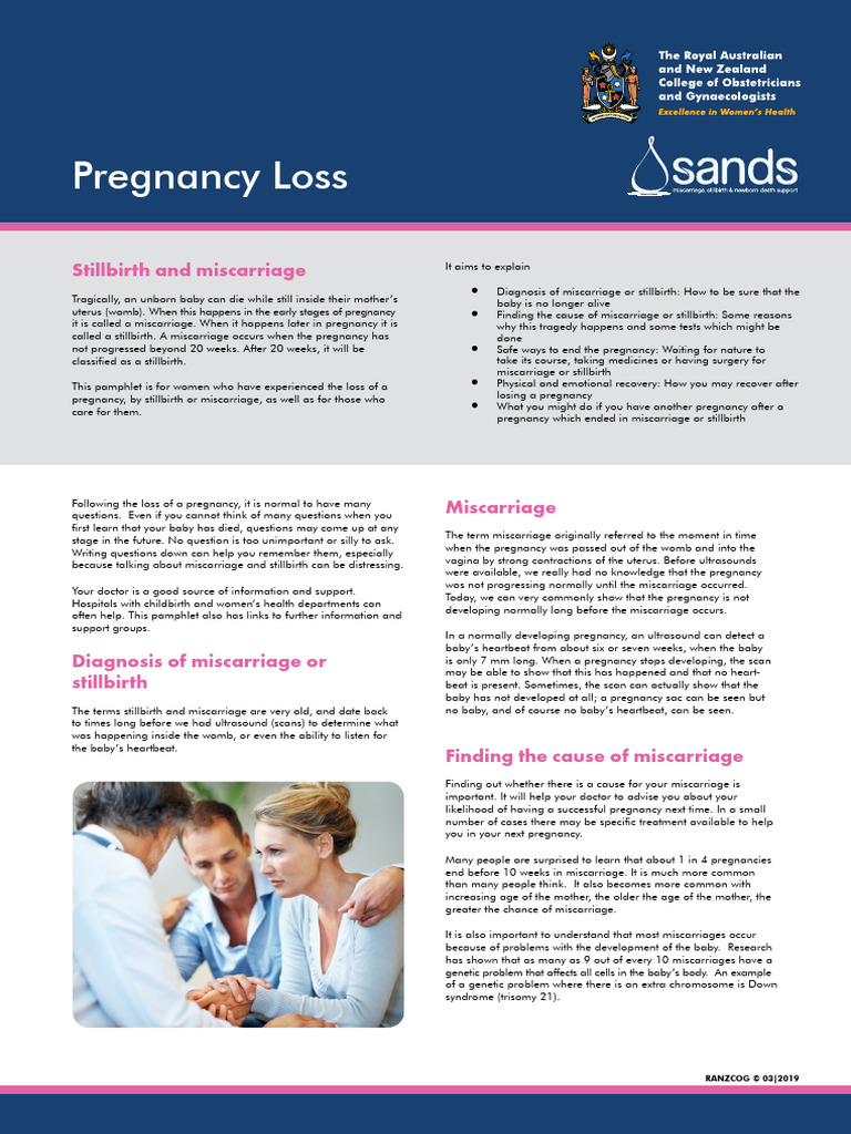 Pregnancy Loss | Download Free PDF | Miscarriage | Childbirth