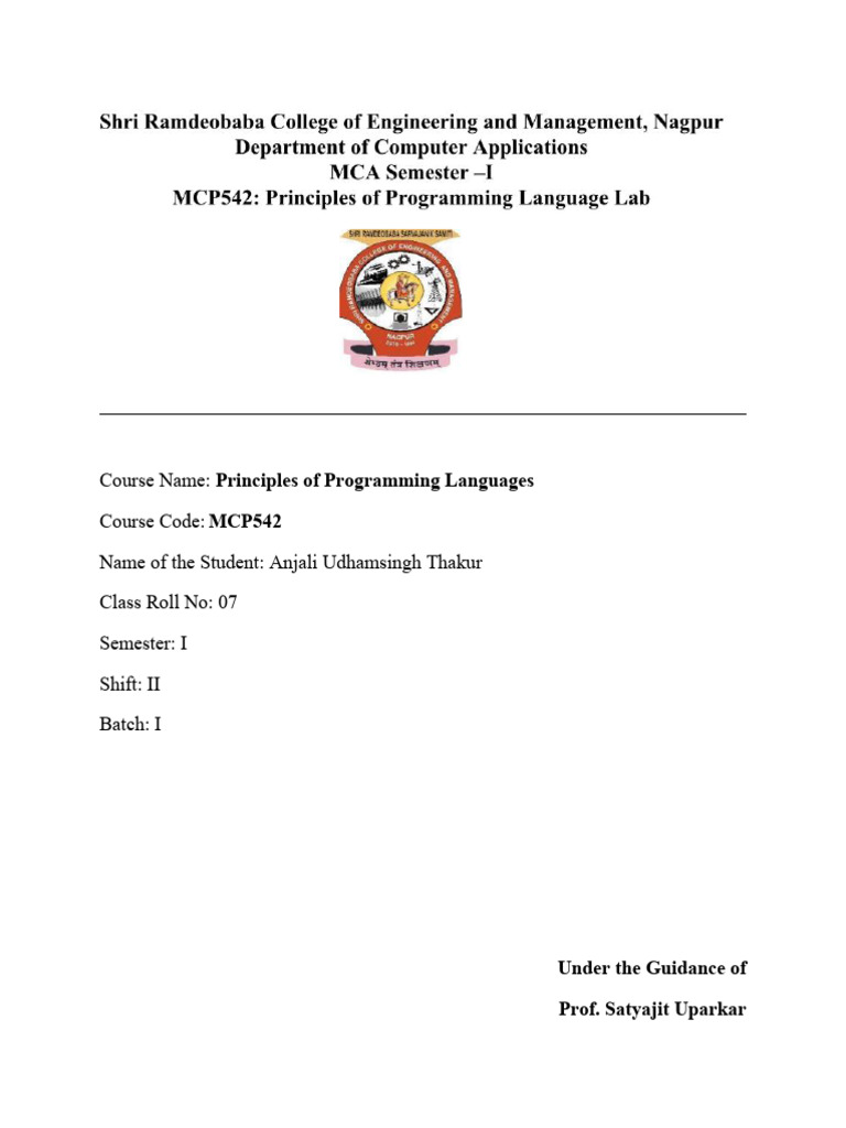 PPL 50 Programs | PDF | C++ | C (Programming Language)