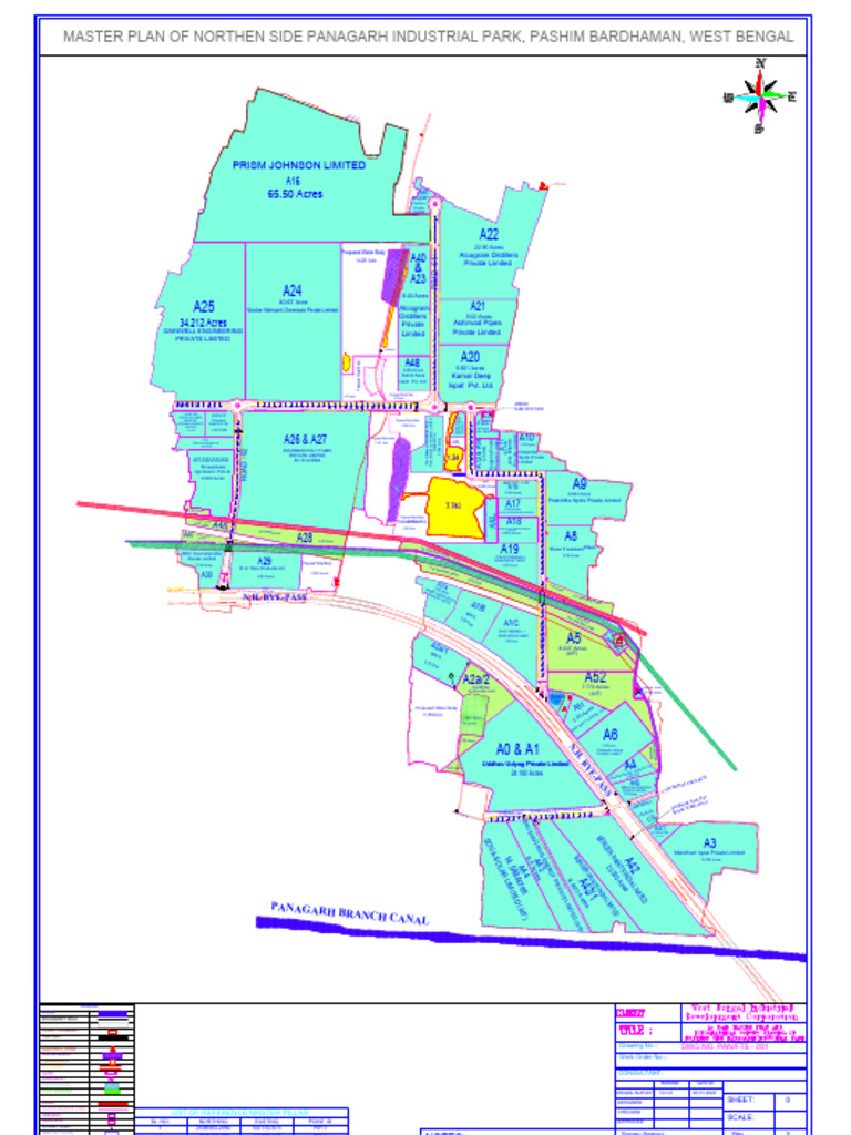 Panagarh Master Plan Northen 2023 | PDF