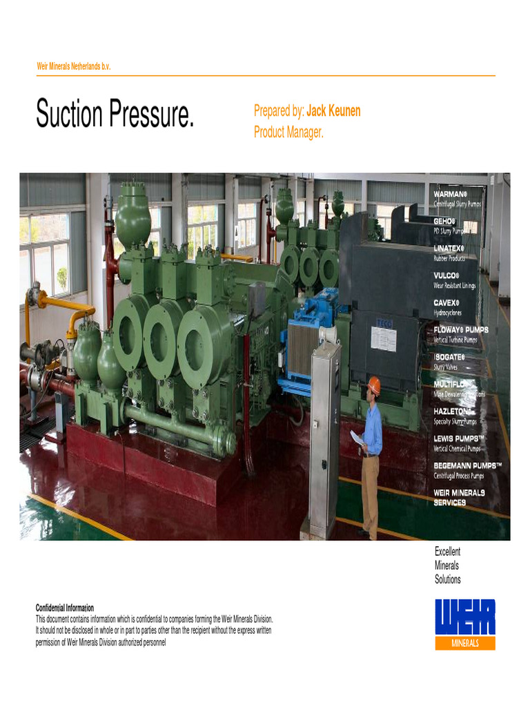 4 Suction Pressure | PDF | Pump | Pressure