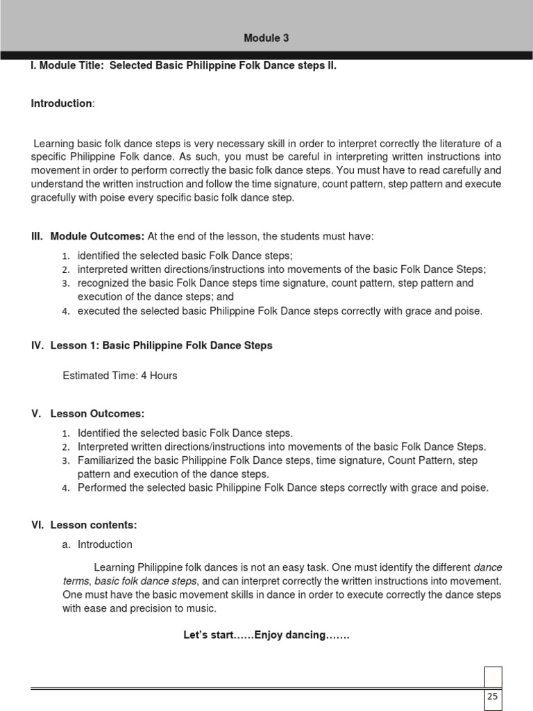 Unit 3 PE3 | PDF | Foot | Dances