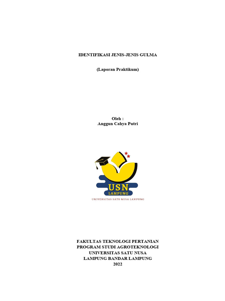 Identifikasi Jenis Gulma Pertanian | PDF | Kesehatan Holistik