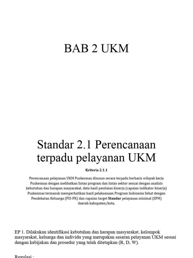 Bab 2 Ukm Presentasi Dokumen | PDF