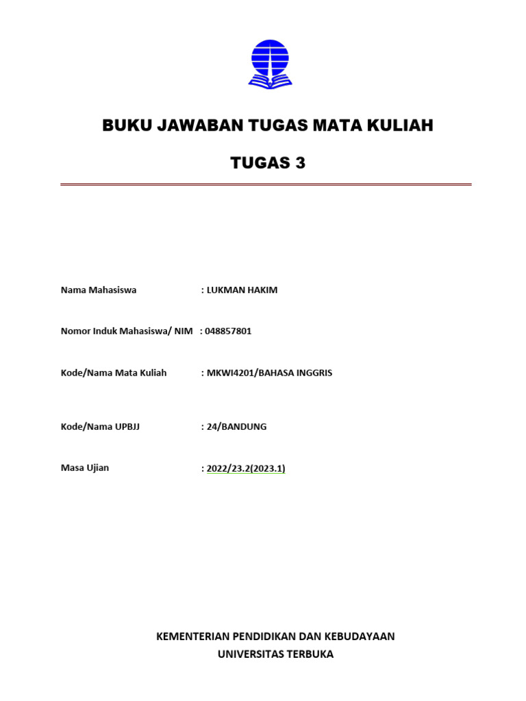 TMK 3 Bahasa Inggris | Download Free PDF | Pedagogy | Behavior Modification