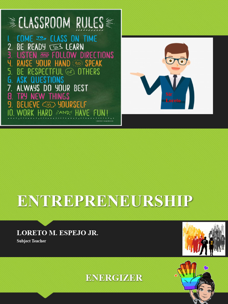 Entrep PPT Week1 Module1 1stqtr | PDF | Entrepreneurship | Business