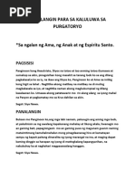 Tagalog Basic Prayers | PDF