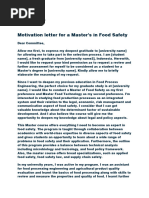 The Motivation Letter For Daad Scholarship Development Related ...