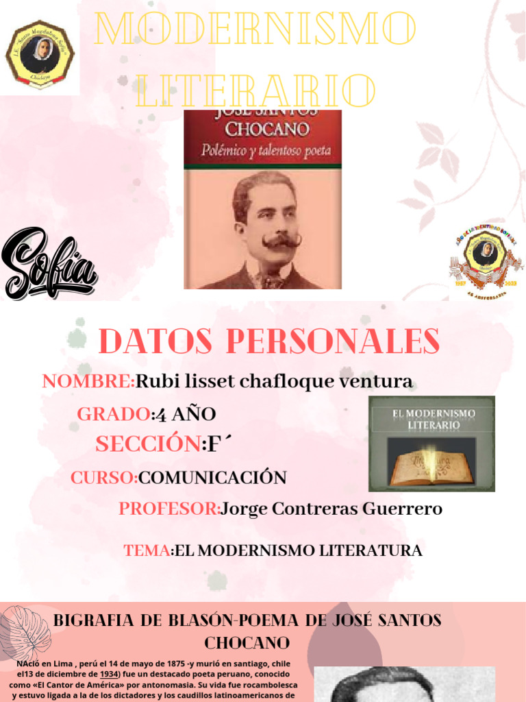 Modernismo Literario - Chafloque | PDF