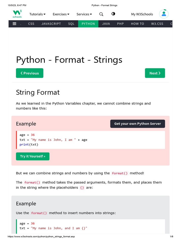Python Format Strings Download Free Pdf Java Script Bootstrap Front End Framework 4666