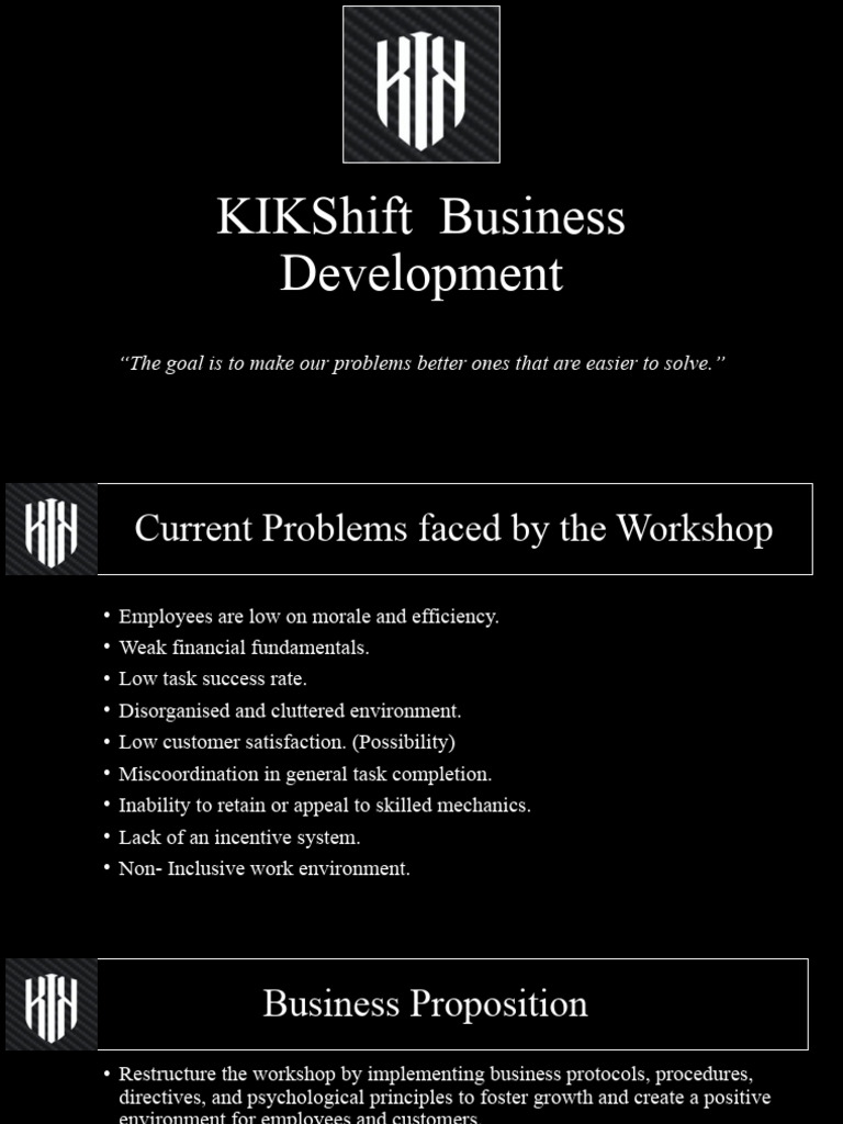 Kik Dev Presentation | Download Free PDF | Risk | Employment