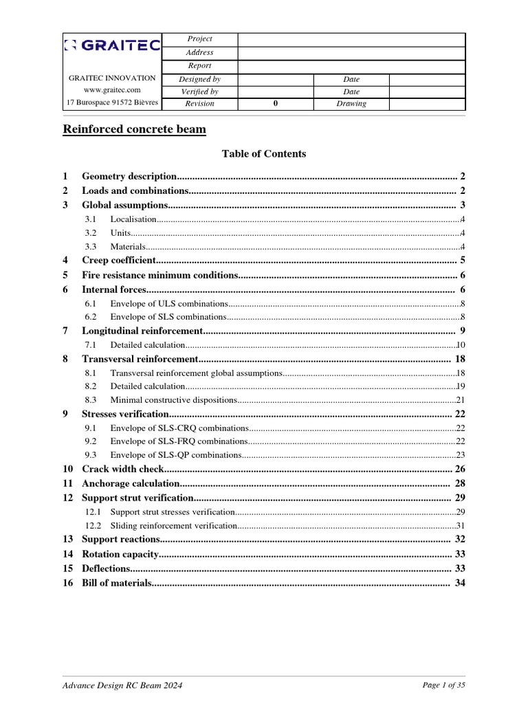 Test Beam Report | PDF | Bending | Beam (Structure)