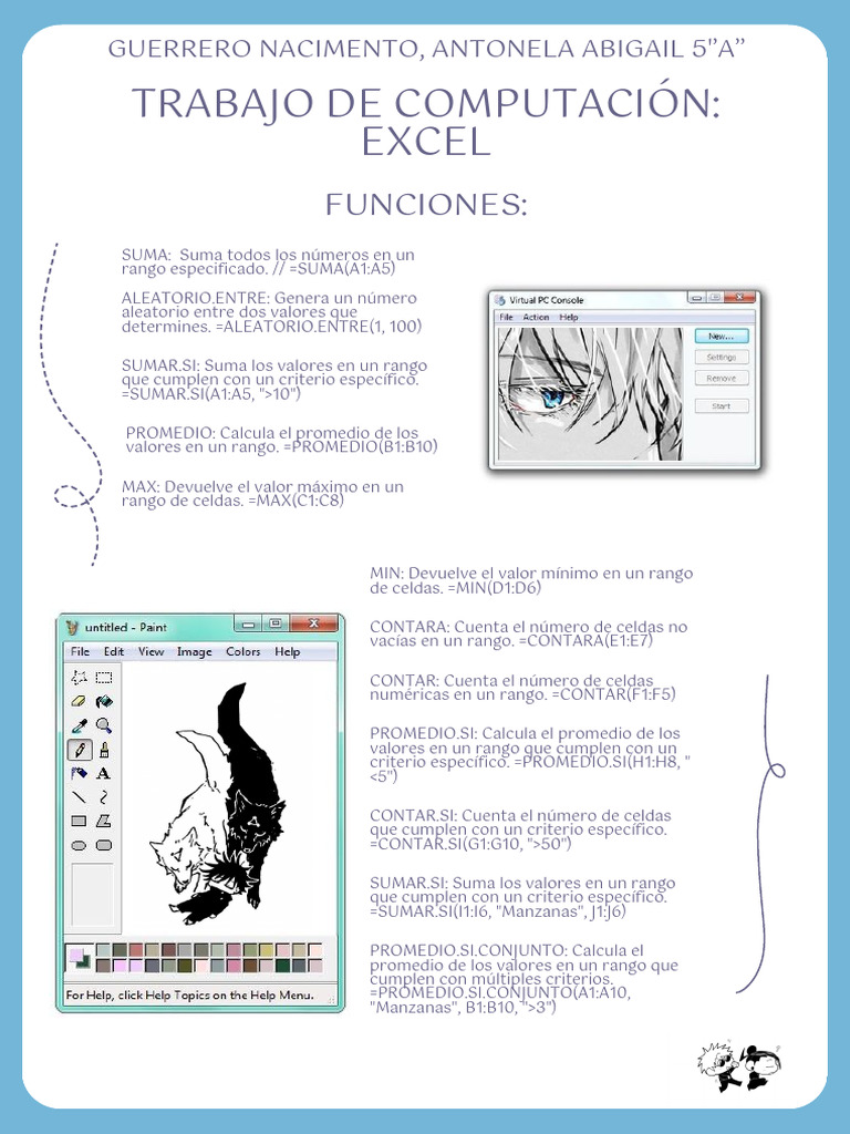 Trabajo de Computación Excel | PDF