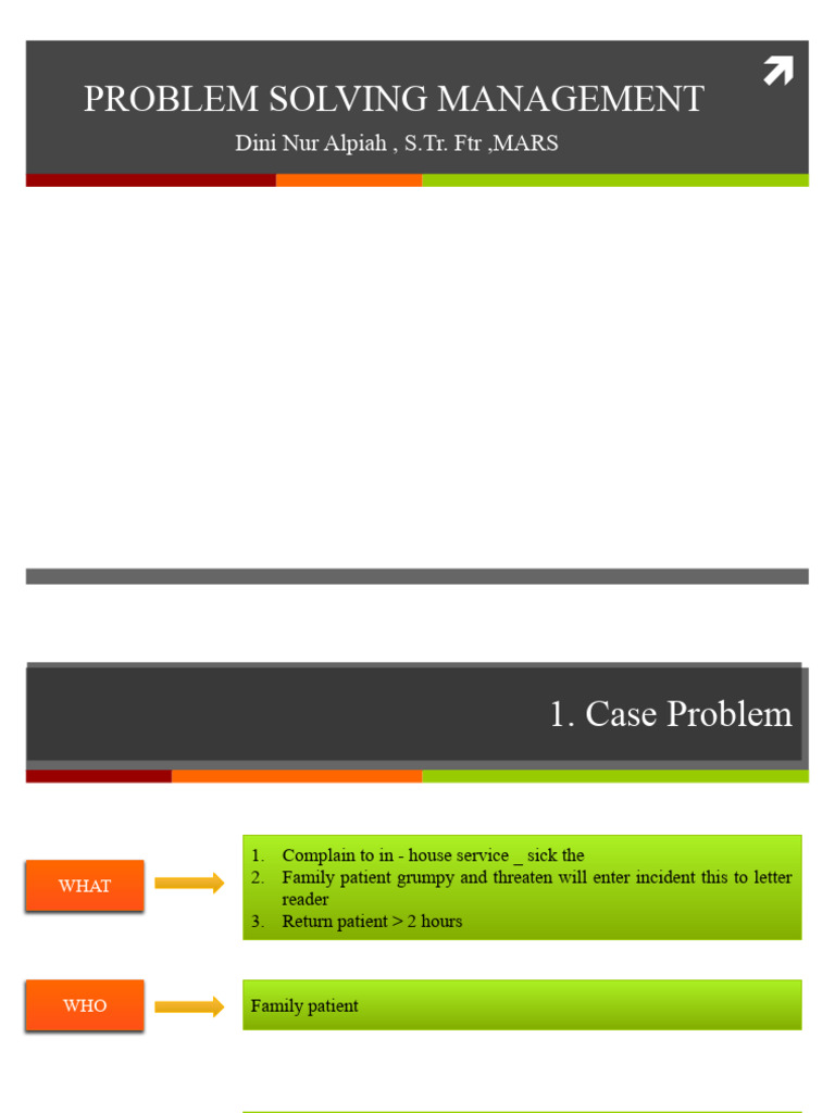 16 Problem Solving Managementg | PDF | Pharmacy | Patient