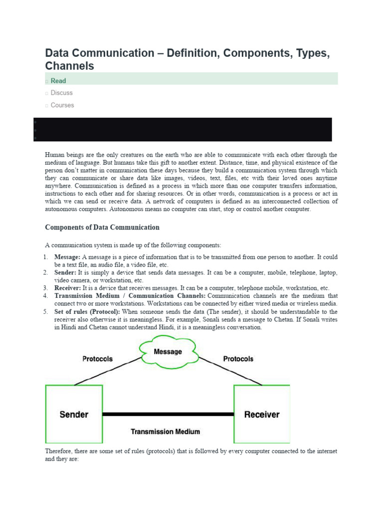 Data Communication Types Pdf Transmission Medium Electrical Engineering 