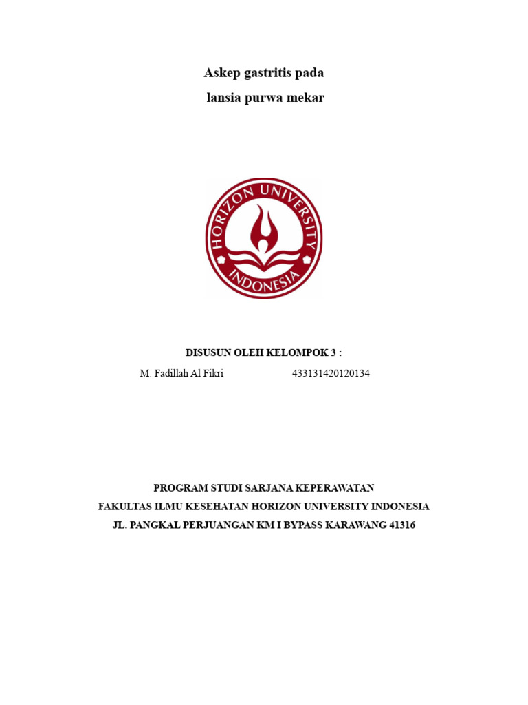 Askep Gerontik 2 | PDF