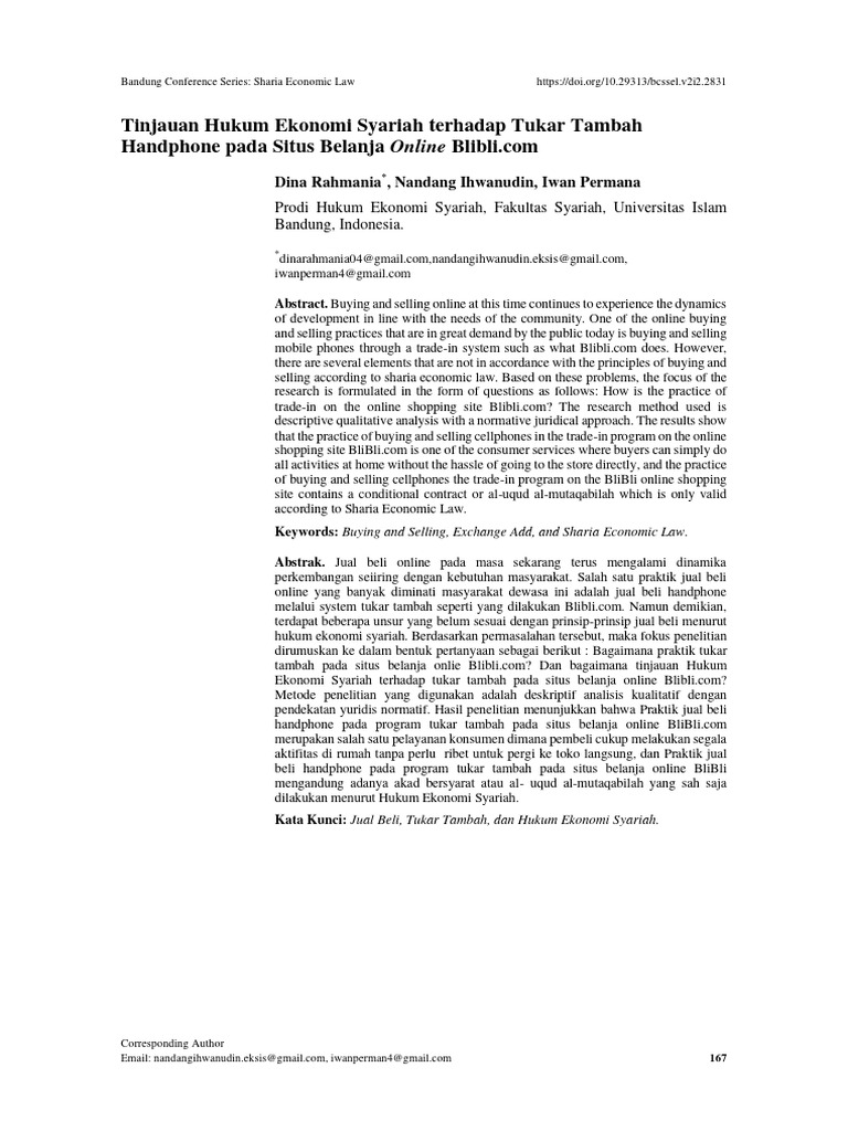 2831-Article Text-7596-1-10-20220917 | PDF | Islamic Jurisprudence | Sharia