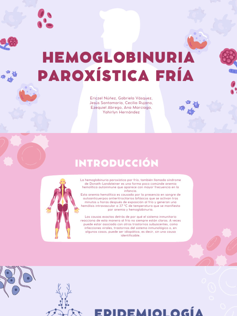 Hemoglobinuria Paroxística Fría | PDF | Enfermedad autoinmune | Sangre
