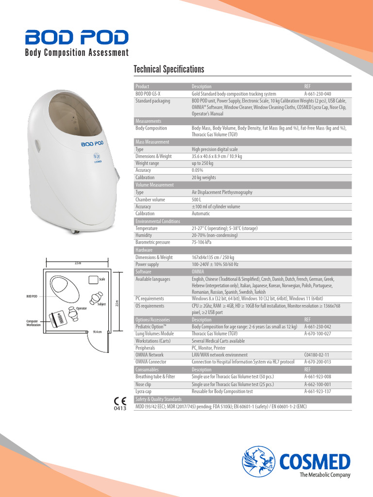 Bodpod - GS-X - Technical - Specs - C05140-02-80 - EN - Print Backup ...