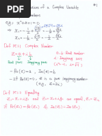 Complex Numbers Class 11 Notes | PDF | Complex Analysis | Numbers