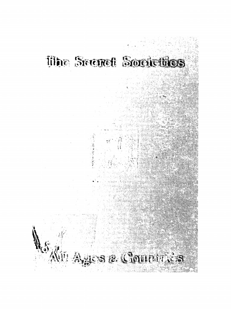 Secret Societies Throughout History | PDF | Inquisition | Isis