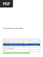 Sample Cable Schedule | PDF | Electrical Engineering | Building Engineering