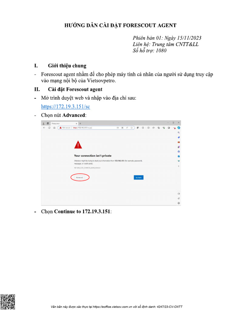 Tài Liệu Hướng Dẫn Cài ForeScout Agent | PDF