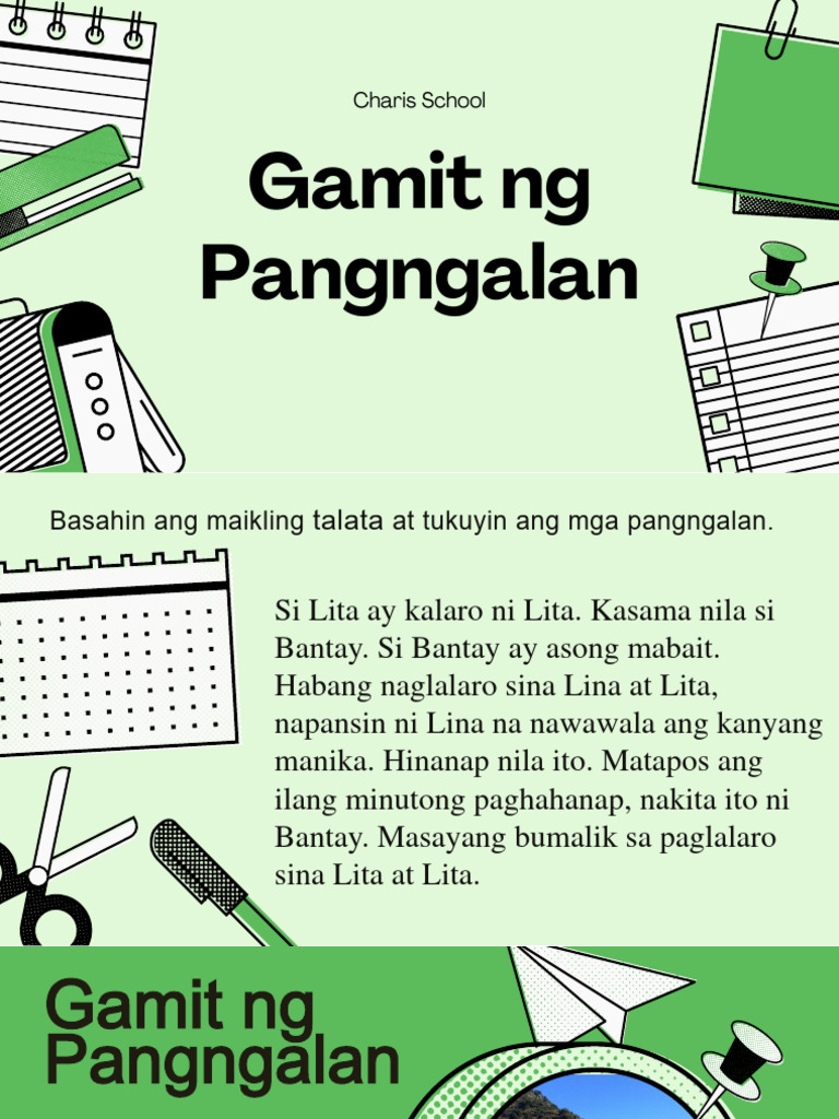 T1L4 - Gamit NG Pangngalan | PDF
