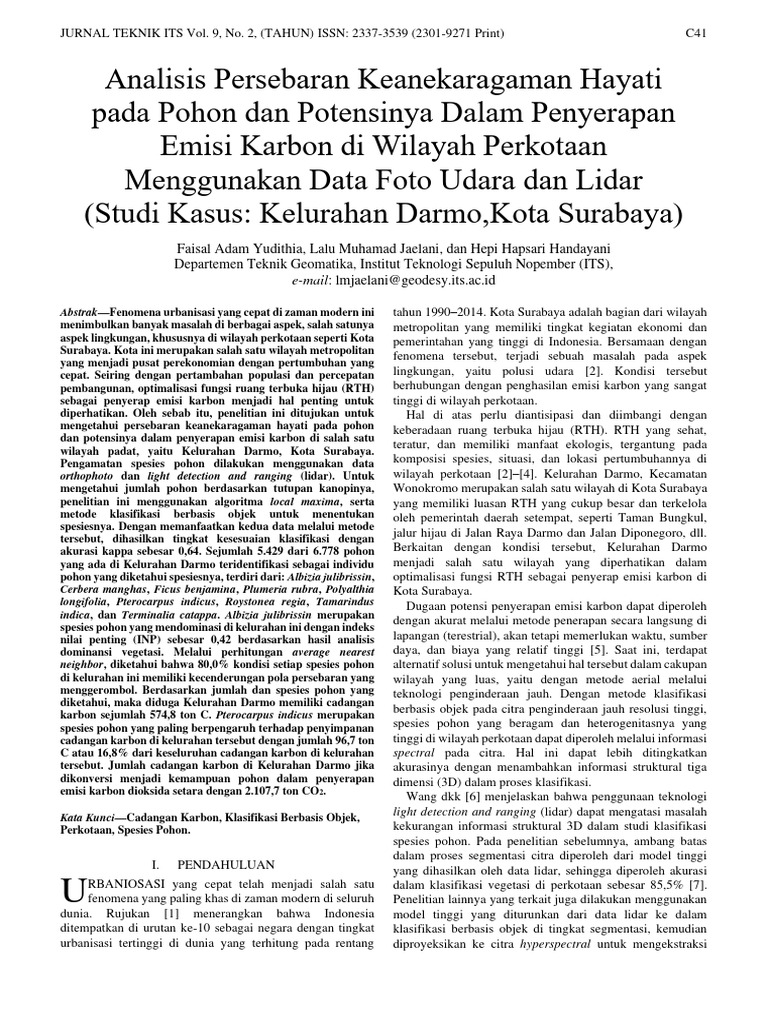 Analisis Persebaran Keanekaragaman Hayati (2020) | PDF | Sains & Matematika