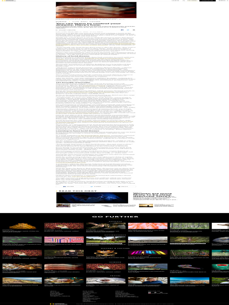 What Is Lucid Dreaming-And How Can You Learn To Do It | PDF | Lucid Dream | Dream