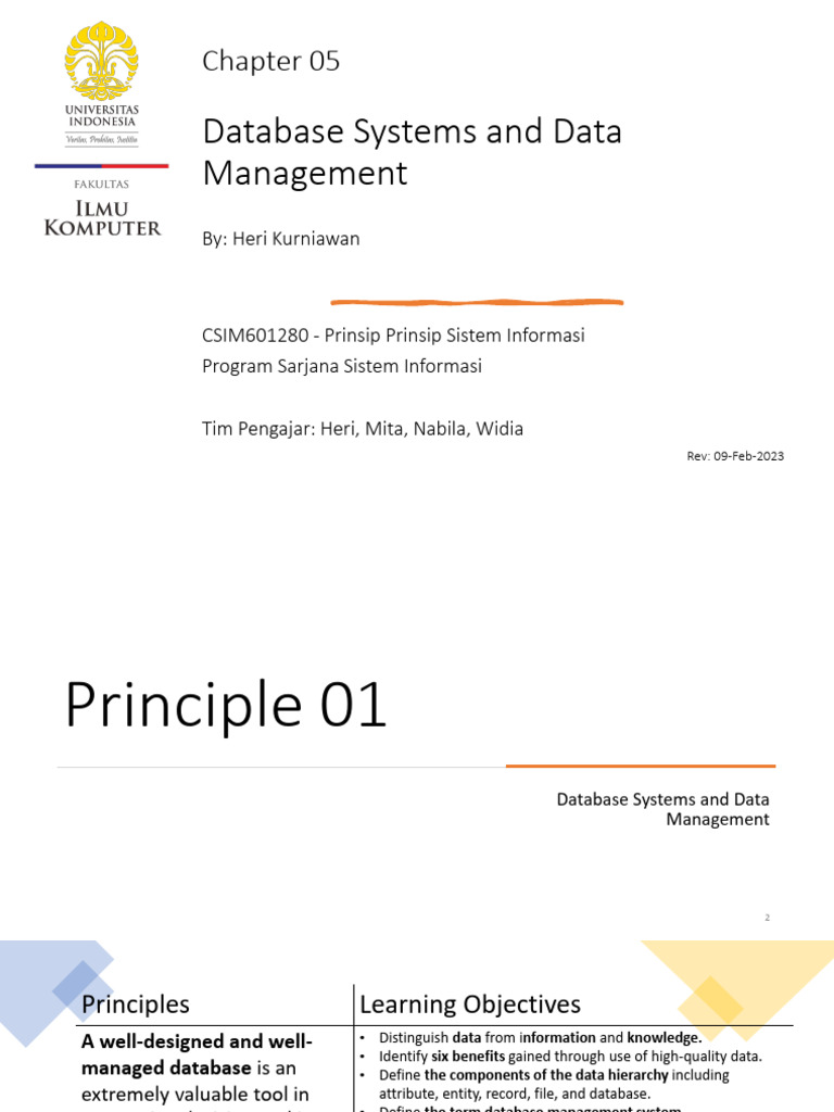 Ch05-Database Systems and Data Management | PDF | Databases | Relational Database