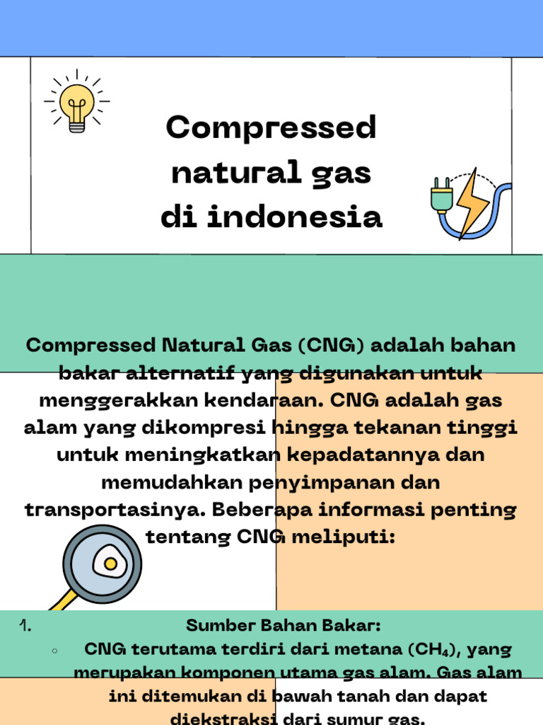 CNG: Solusi Bahan Bakar Bersih di Indonesia | PDF | Teknologi & Rekayasa