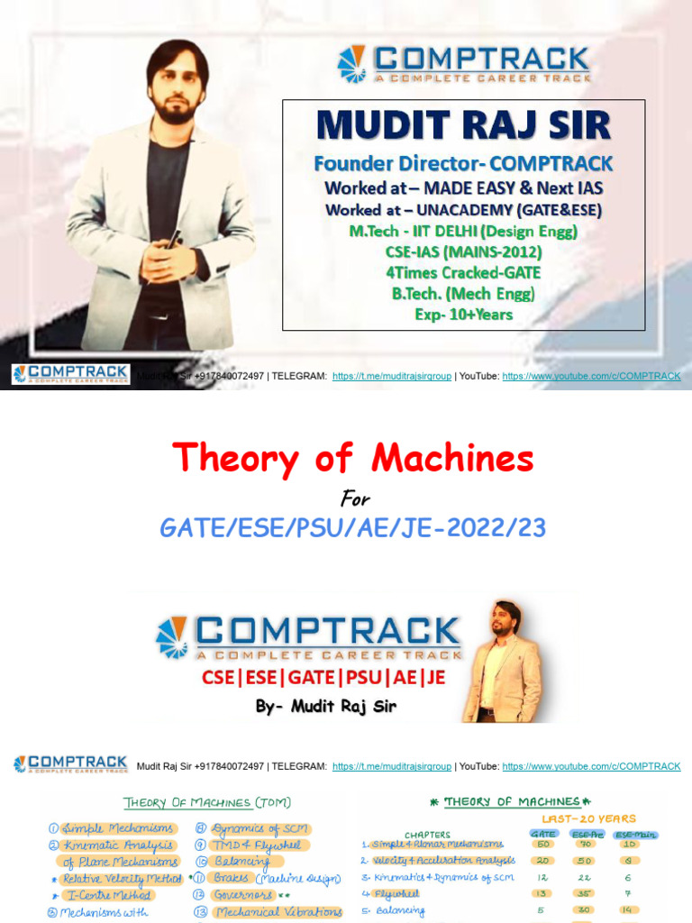 TOM Simple and Planar Mechanisms by Mudit Raj Sir | PDF | You Tube ...