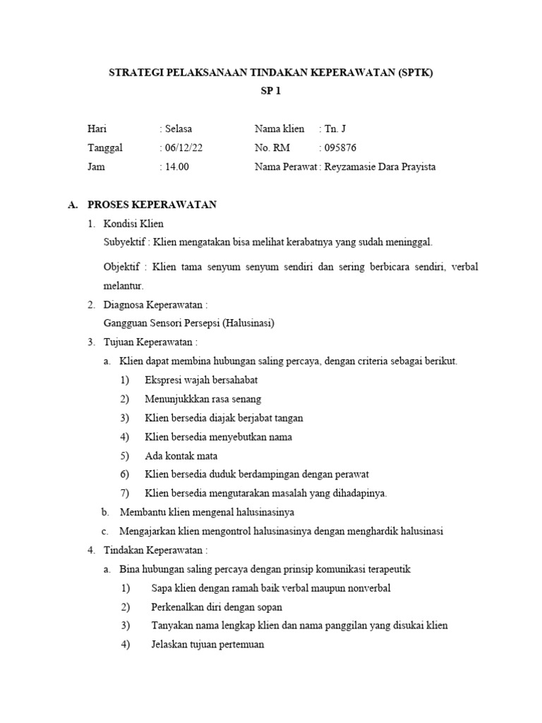 SPTK TN.J SP1 Zeni Jiwa | PDF