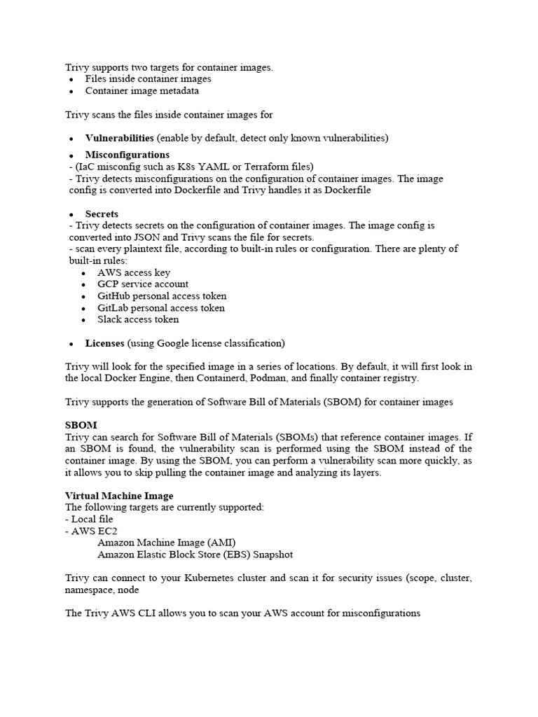 Trivy | PDF | Information Technology Management | Systems Engineering