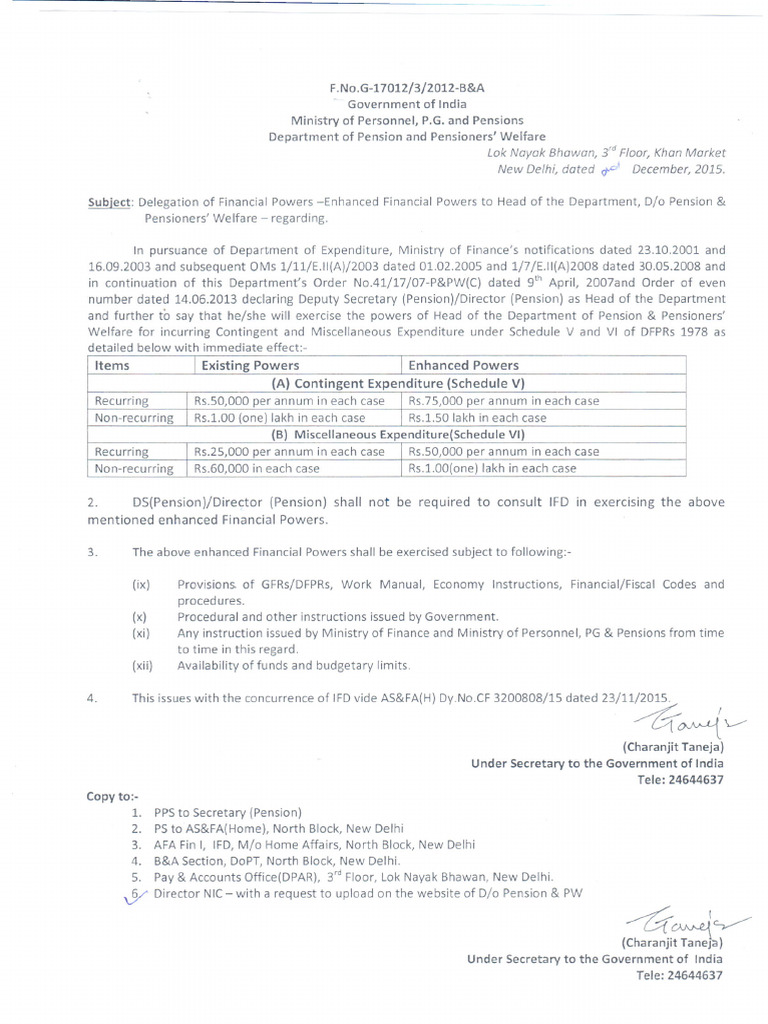 Enhanced Financial Powers Notice | PDF | Government Finances | Economies