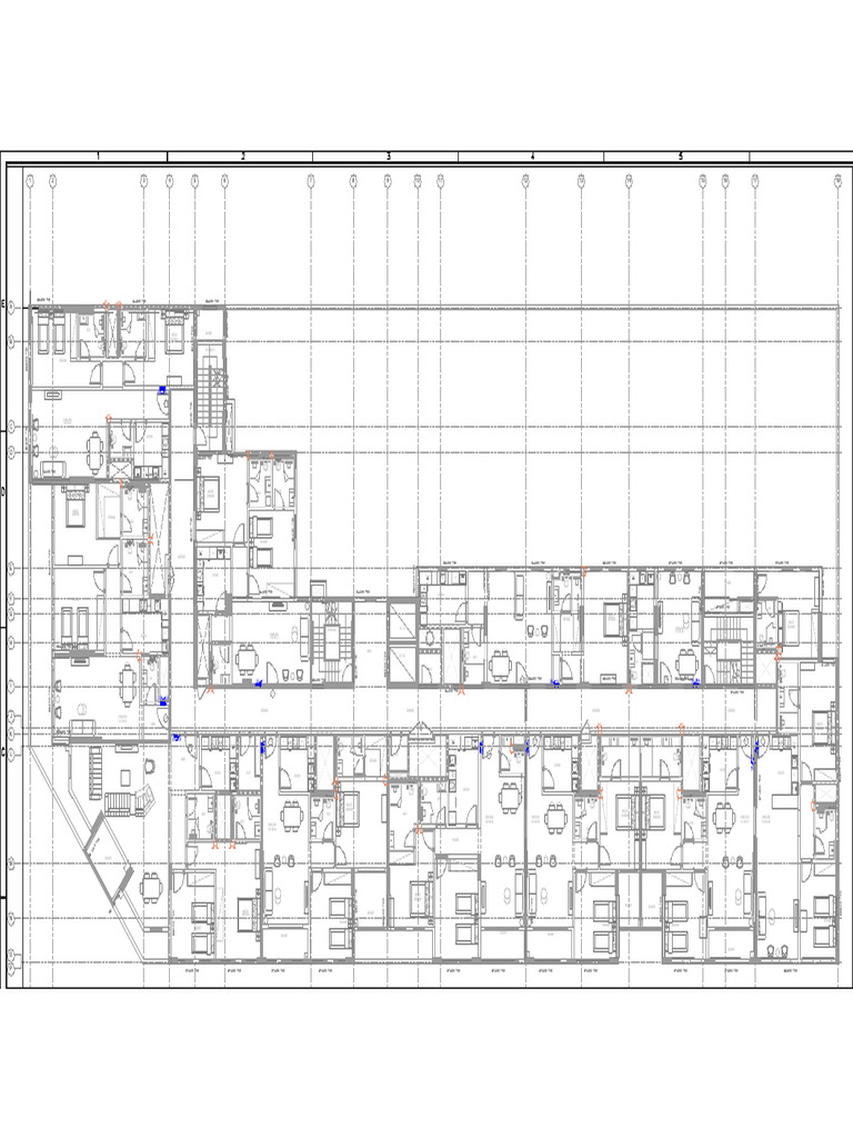 W1 Typical Floor Double Wall Dim | PDF | Home | Buildings And Structures