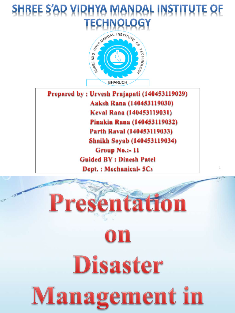 Disaster Management Framework in India | PDF | Emergency Management | Flood
