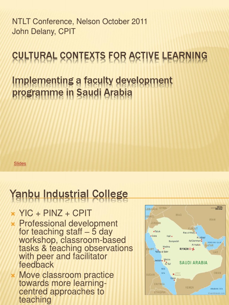Cultural Contexts For Active Learning | PDF | Career & Growth ...