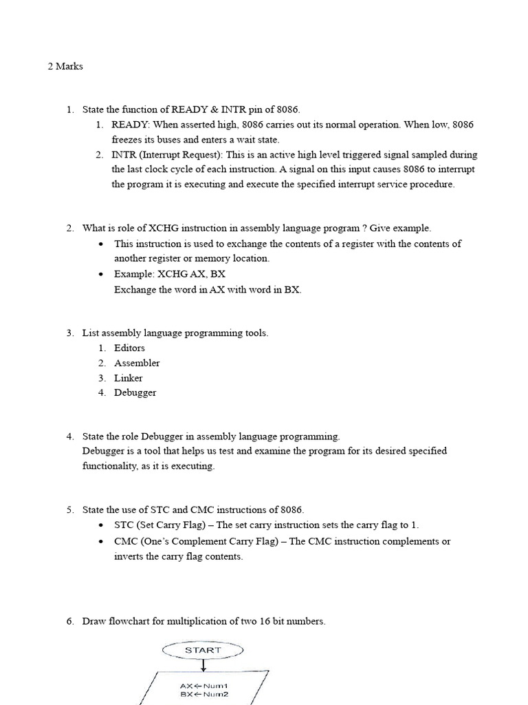 MIC Notes | PDF | Assembly Language | Central Processing Unit