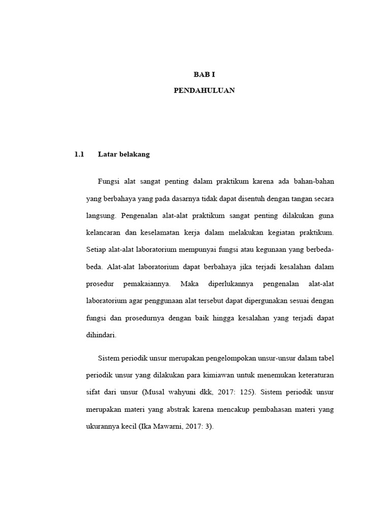 Laporan Lengkap Kimia Dasar Kelas K 1 | PDF