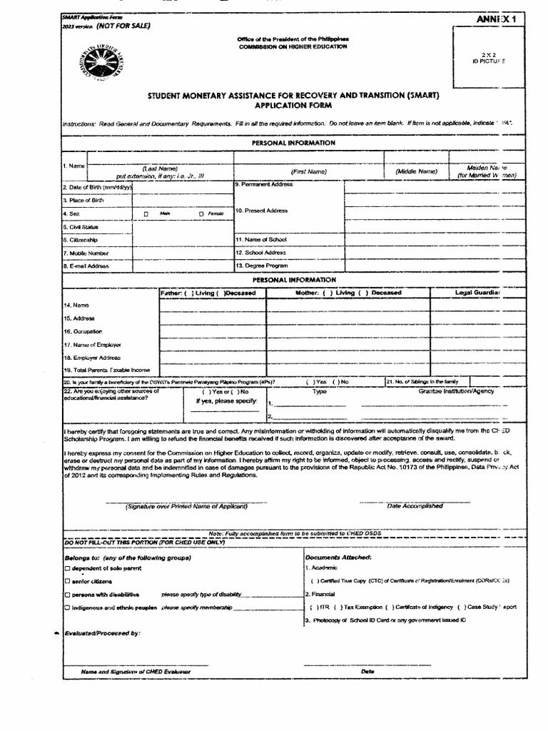 Smart Application Form | PDF