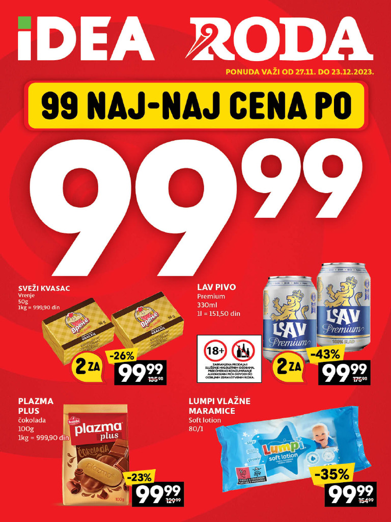99 NAJ Cena Decembar Jednolist | PDF