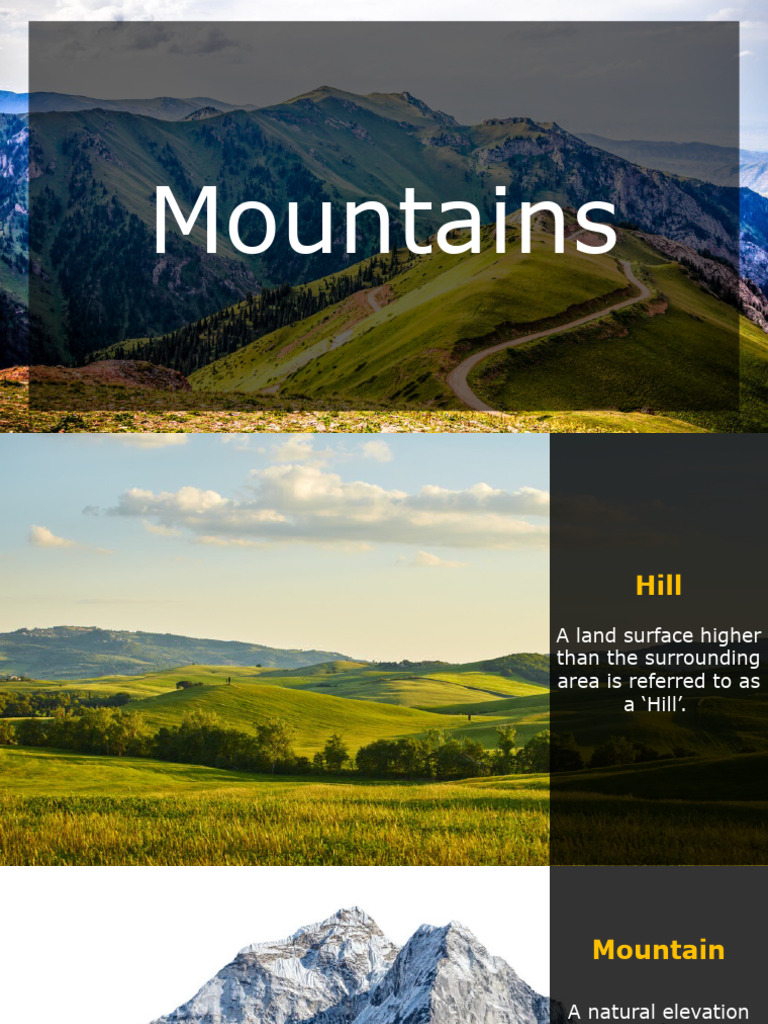Mountains | PDF | Mountains | Physiographic Divisions