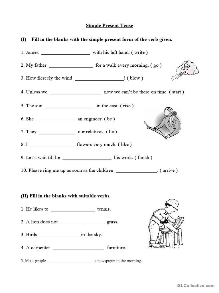 Simple Present Tense 2 | PDF