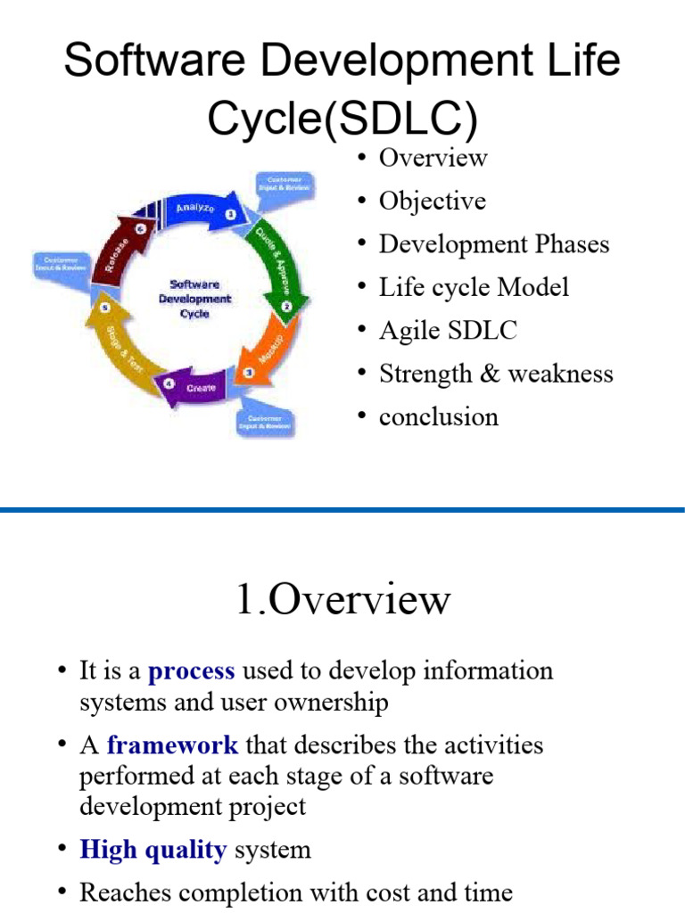 Software Development Life Cycle (SDLC) | PDF | Software Development Process | Computer Science
