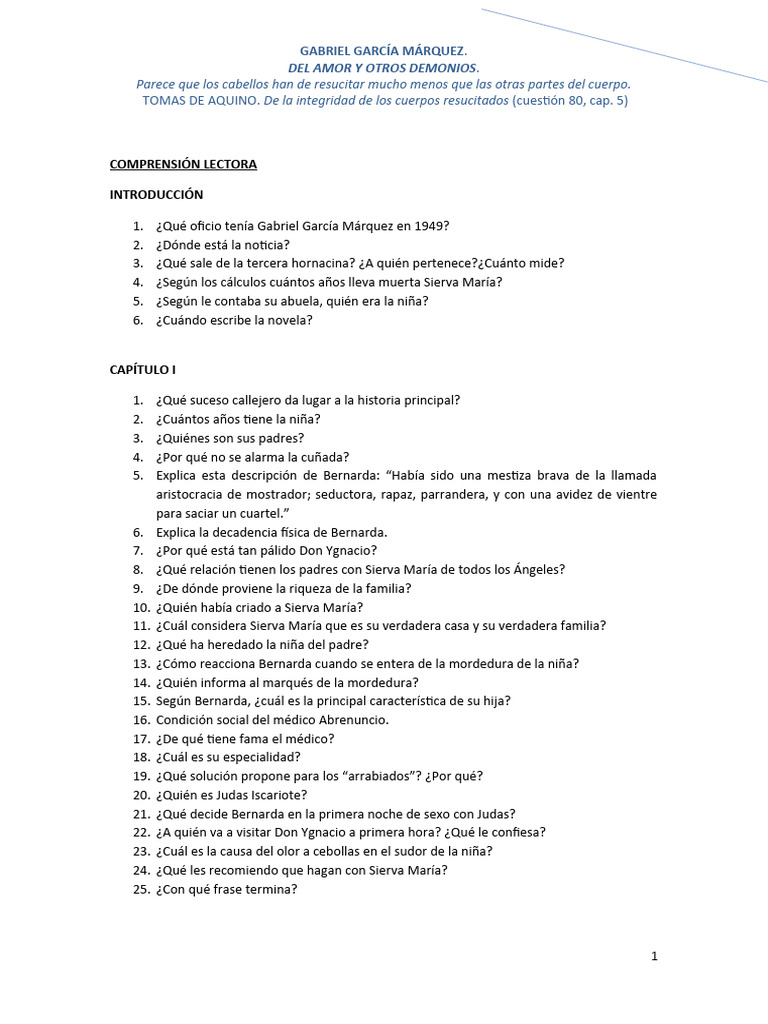 Ilustraciones de "Del amor y otros demonios" | PDF | Religión y ...