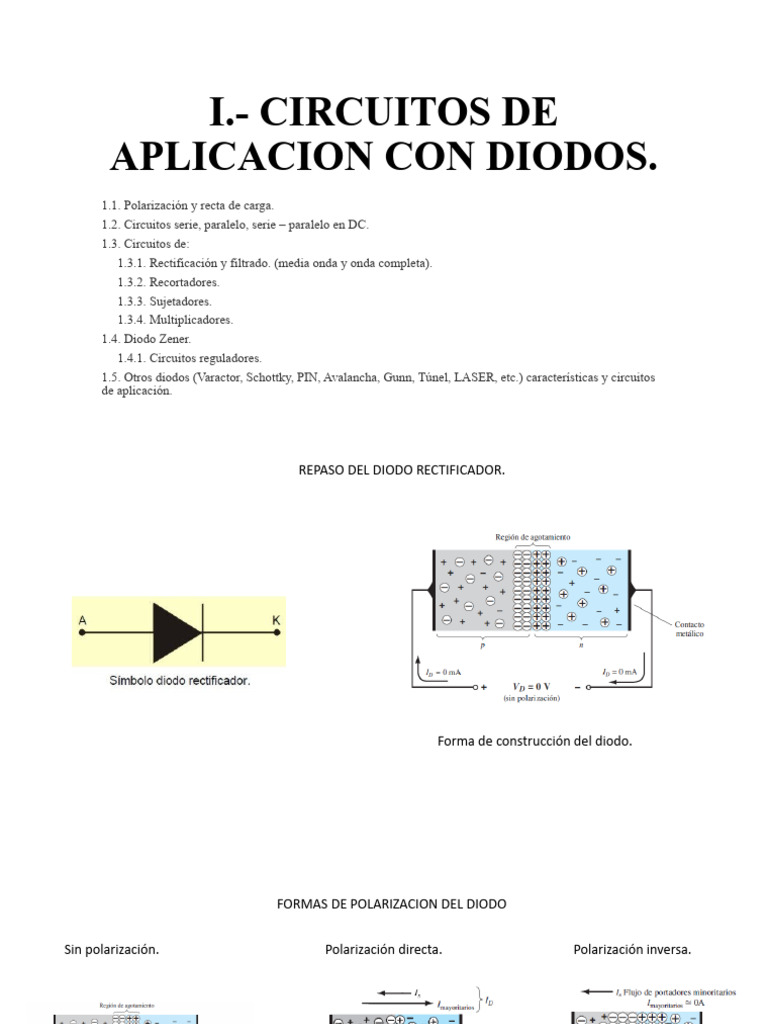Diodos y Transistores Tema 1 | PDF | Diodo | Rectificador