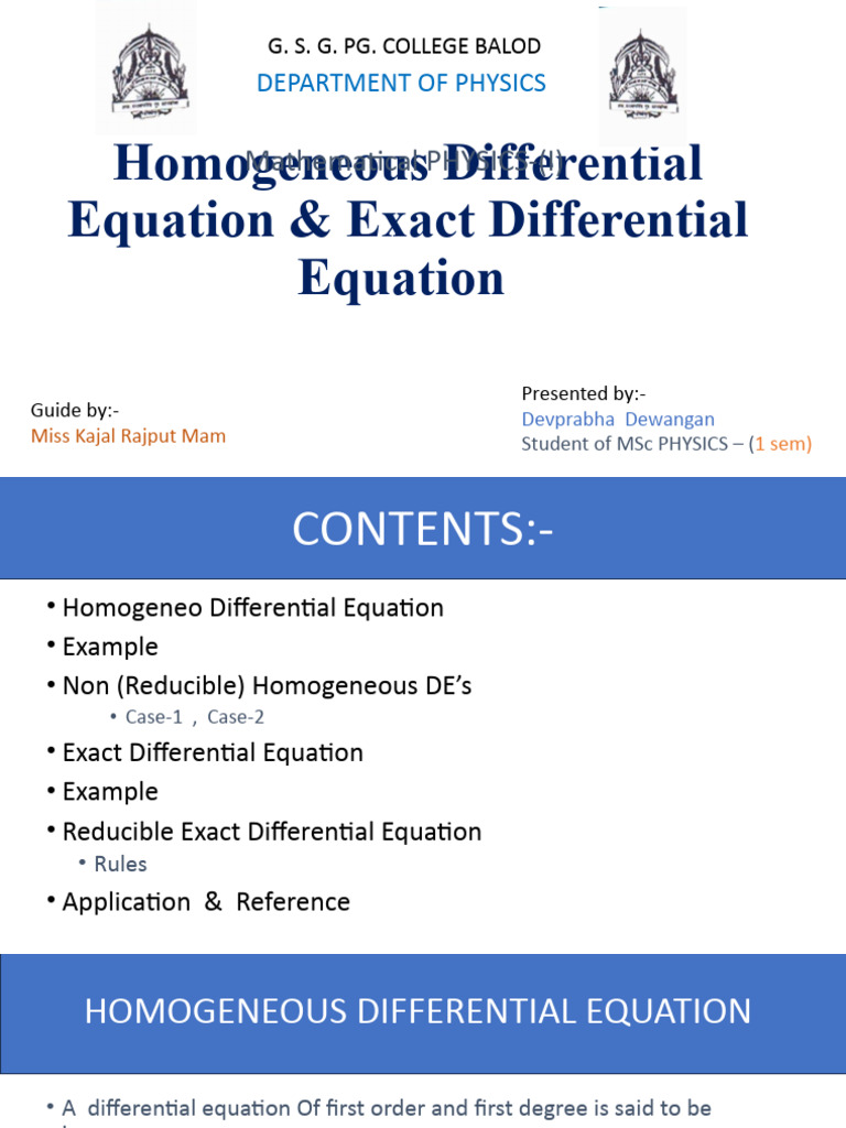 Mathematical | PDF | Differential Equations | Equations Mathematical | PDF | Differential Equations | Equations
